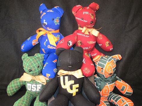 Florida Five Teddy Bears 14 Inch School Spirit Teddy Bears Gators