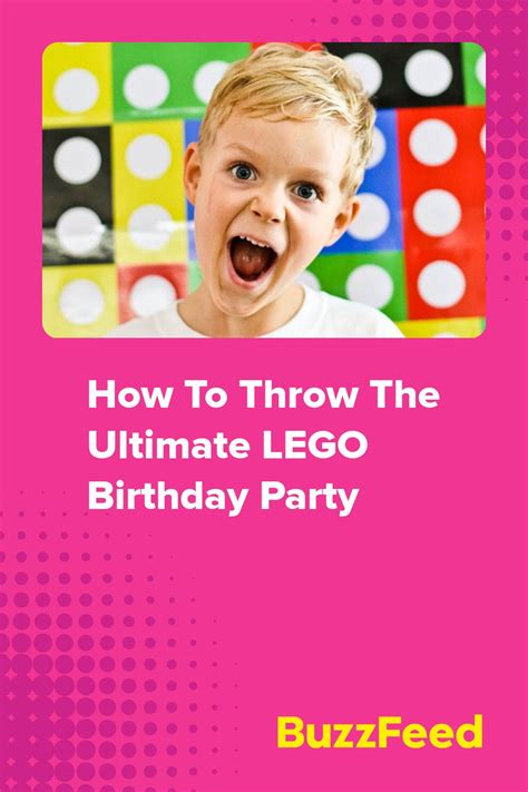 How To Throw The Ultimate Lego Birthday Party Lego Birthday Lego