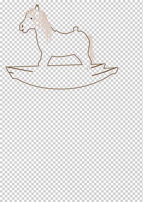 حصان خشبي هزاز كتاب تلوين طفل حصان هزاز حصان أبيض حيوان ثديي Png