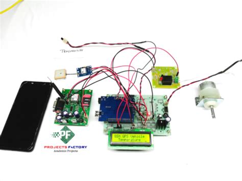 Gsm Gps Vehicle Temperature Monitoring And Controlling