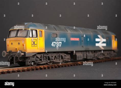 Class 47 Diesel Locomotive Andrew Carnegie In Weathered Condition