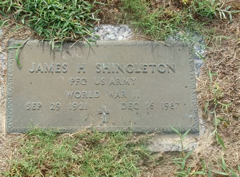James Harper Shingleton 1921 1987 Find A Grave Memorial