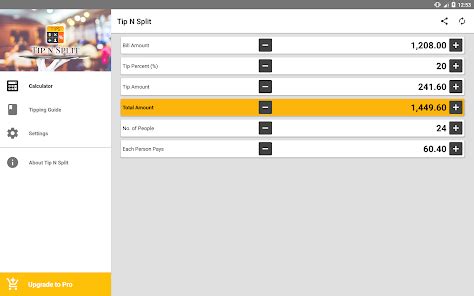 Tip N Split Tip Calculator Apps On Google Play