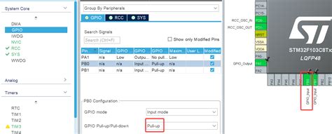 基于stm32f103c8t6hal库）和cubemx使用定时器tim中断扫描按键，避免delay造成的程序堵塞，实现按键控制led灯