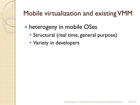 Ppt Applications Of Virtualization Techniques In The Mobile Phones