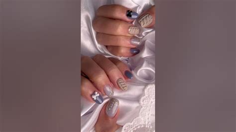 겨울에는 니트네일 한번 해줘야징 ️ 셀프네일 겨울네일 니트네일 아이싱젤 Youtube