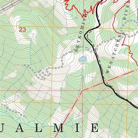 Stevens Pass Wa Fstopo Map By Us Forest Service Topo Avenza Maps
