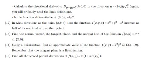 Solved Problems About These Things ∂ ∇ 10 Find ∇f A B
