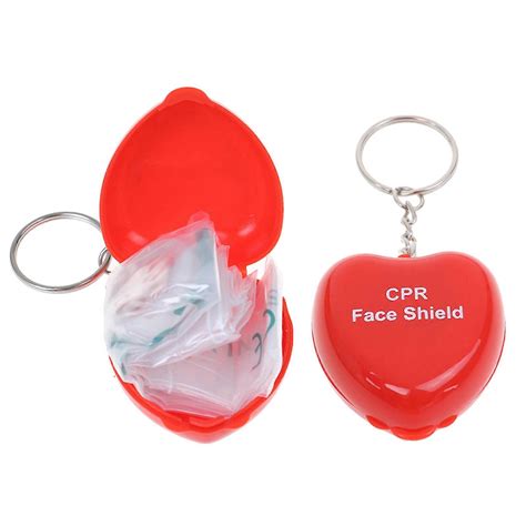Cpr Face Shield Mask Keychain Keying Emergency Cpr Face Shields