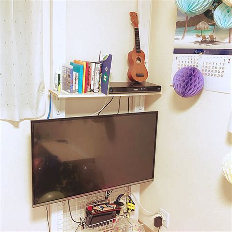 テレビ壁掛けroomclipアンケートリビングのインテリア実例 2020 03 02 010500 ｜ Roomclip（ルームクリップ）