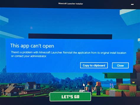 Im Trying To Download Minecraft To My New Pc But I Keep Getting This Error What Is It R