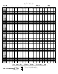 Sleep Chart Template Download Printable PDF Templateroller