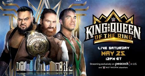 Wwe King And Queen Of The Ring Sami Zayn Vs Chad Gable Vs Bronson