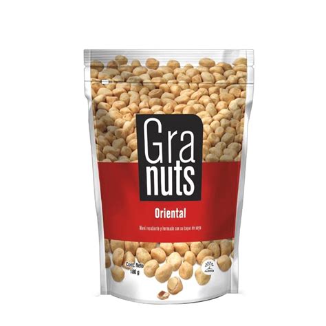 Granuts Oriental X 180 Gr Caja 18 Unidades Inter Andina Jgbl Perú