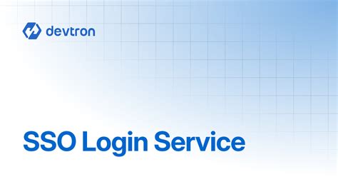SSO Login Service Devtron