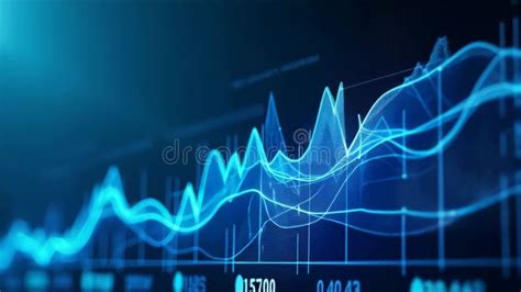 Blue Line Graph With Numbers And Dots On It Stock Video Video Of Growth Chart 359670441