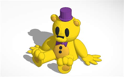 3d Design Fredbear Chibi Tinkercad