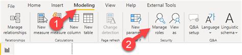 create static row level security in power bi