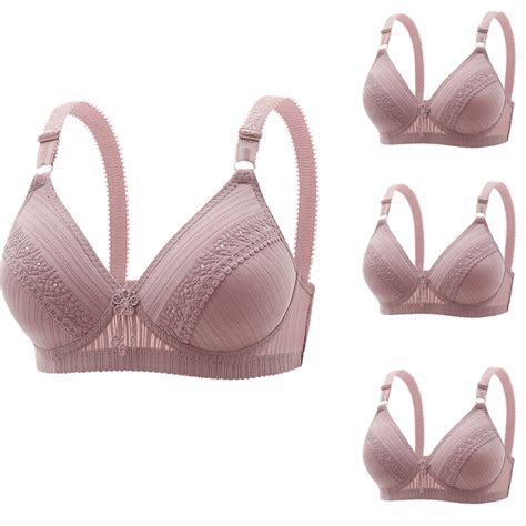 Jsaierl Womens Bras No Wire Lift T Shirt Bras Seamless Full Coverage