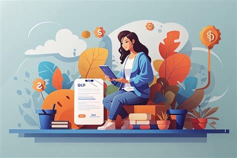 Premium Photo Sign Up Concept Illustration