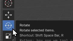 Objects Keyboard Sidebar Rotation Different From Mouse Rotation Blender Stack Exchange