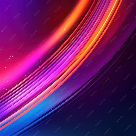 Premium Ai Image Abstract Background With Lines Gradient Colorful Technology Background Ai