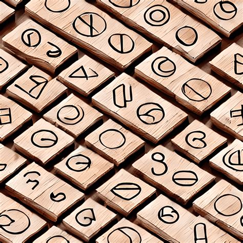 Wooden Puzzles Repeating Pattern · Creative Fabrica