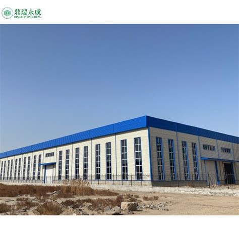 Prefabricated Steel Structure Plant Industrial Factory Pre Engineered Workshop With Sales Export