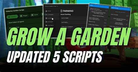 Updated 5 Grow A Garden Scripts Auto Plant Auto Buy Dupe Keyless
