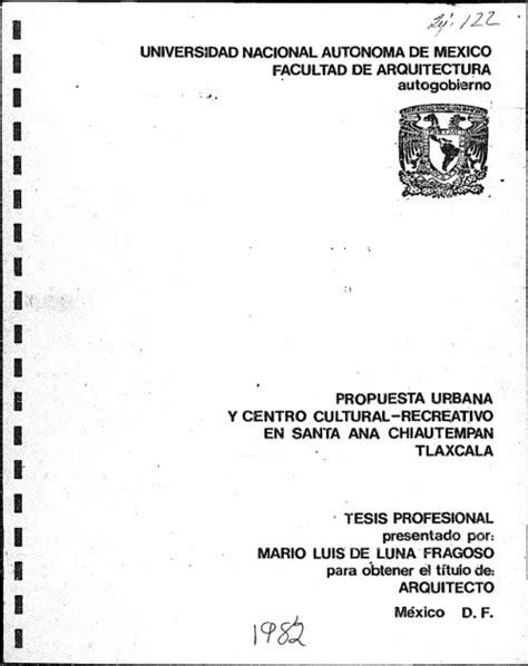 Repositorio De La Facultad De Arquitectura Propuesta Urbana Y Centro