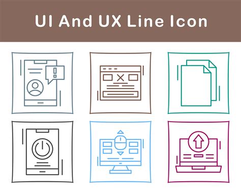 UI And UX Vector Icon Set 21505991 Vector Art At Vecteezy