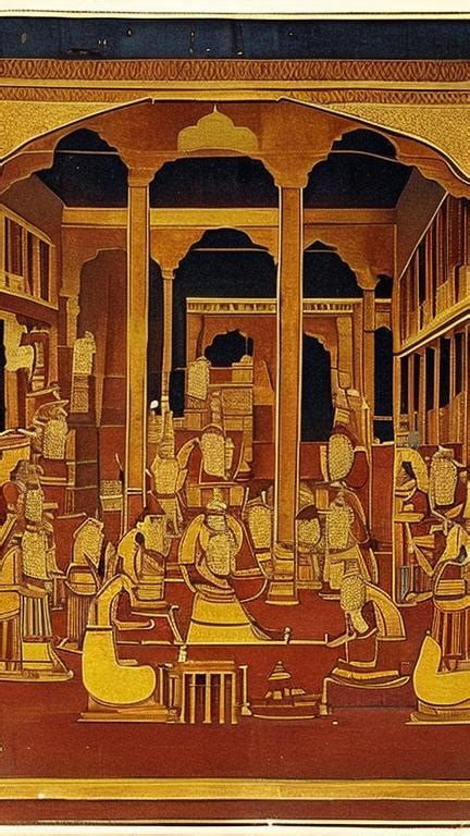 Pandyan Court Scene Madurai Openart