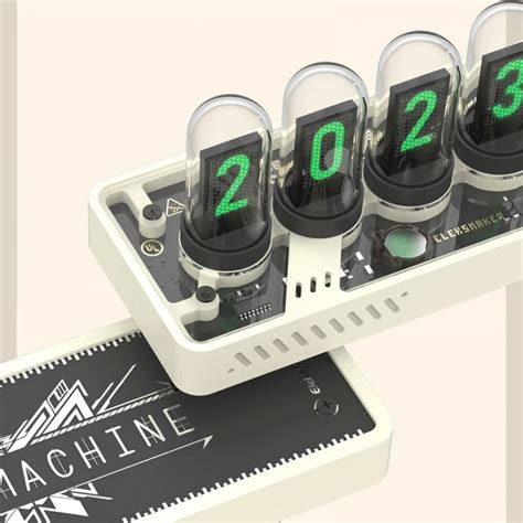 Eleksmaker Ips Pr1 Rgb Nixie Tube Clock With Wifi And Bluetooth