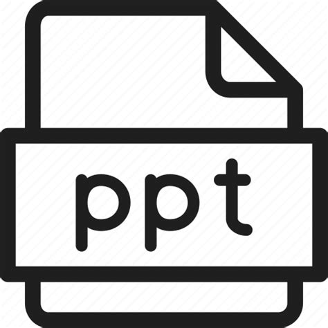 File Format Extension Type Suffix Ppt Icon Download On Iconfinder