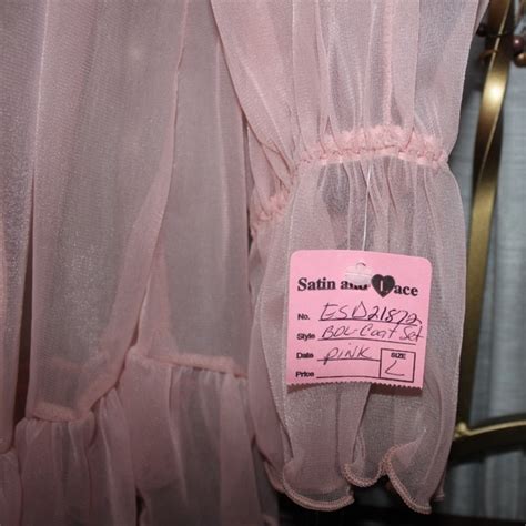 Escante Intimates And Sleepwear Escante Blush Pink Ultra Sheer Bed