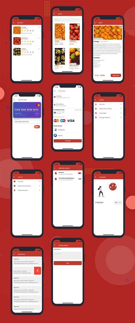Flutter Fruit Market Flutter Flutter Code Market