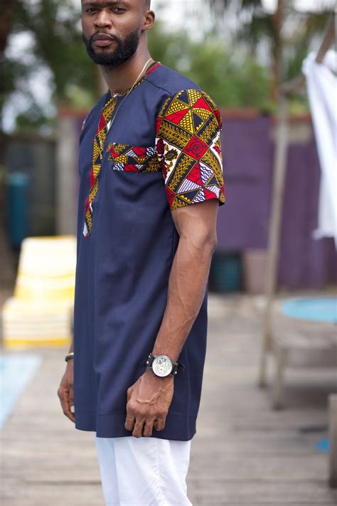 Long Sleeve Ankara Shirts For Men Ubicaciondepersonascdmxgobmx