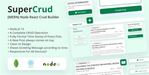 Supercrud Mern Node React Crud Builder Codemarket