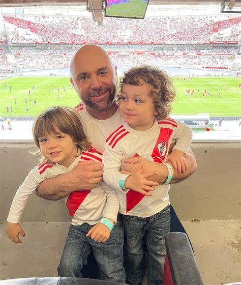 La emoción de Germán Martitegui al llevar a sus hijos a la cancha Caras