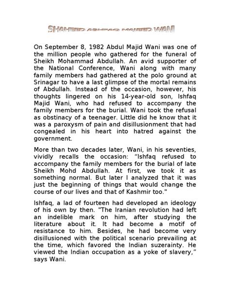 Ashfaq Majeed Wani Pdf Violence