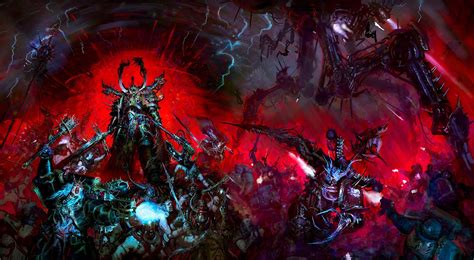 Chaos Space Marines Art By Lewis Jones
