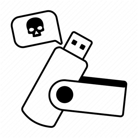 usb drive usb hack storage hack usb scam usb virus icon download