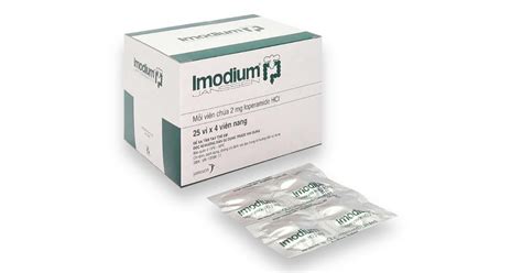 Tác Dụng Và Liều Dùng Của Thuốc Imodium Loperamide Hcl 2mg Cho Bệnh