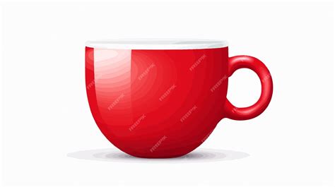 Super Red Beer Cup Vector With Free Space For Text Premium Ai