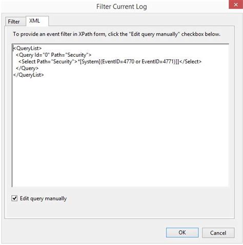 Use Powershell Search Eventlogs With Xml Filter