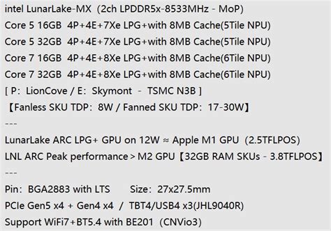 Intel Lunar Lake MX Leak Points To 8 CPU Cores And A Battlemage IGPU