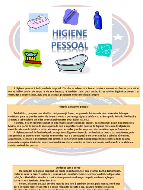 Higiene Pessoal Pdf Dormir Higiene