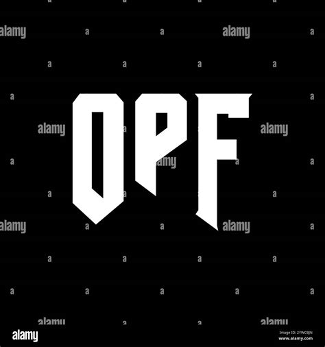 Opf Letter Logo Design For Technology Company Opf Logo Design Black