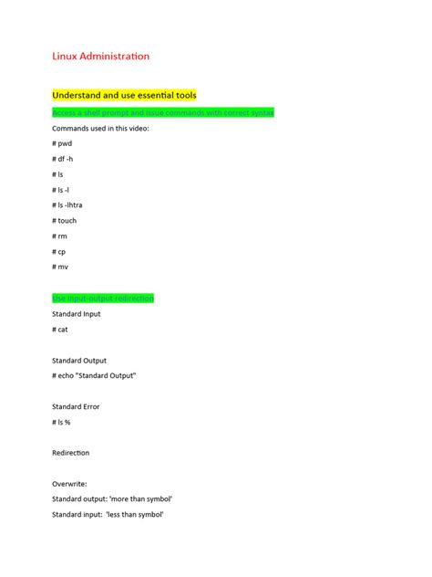 Linux Administration Pdf Scheduling Computing Computer File