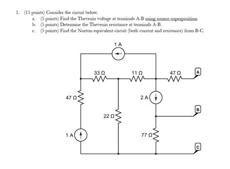 Solved 15 ﻿points ﻿consider The Circuit Belowa 5